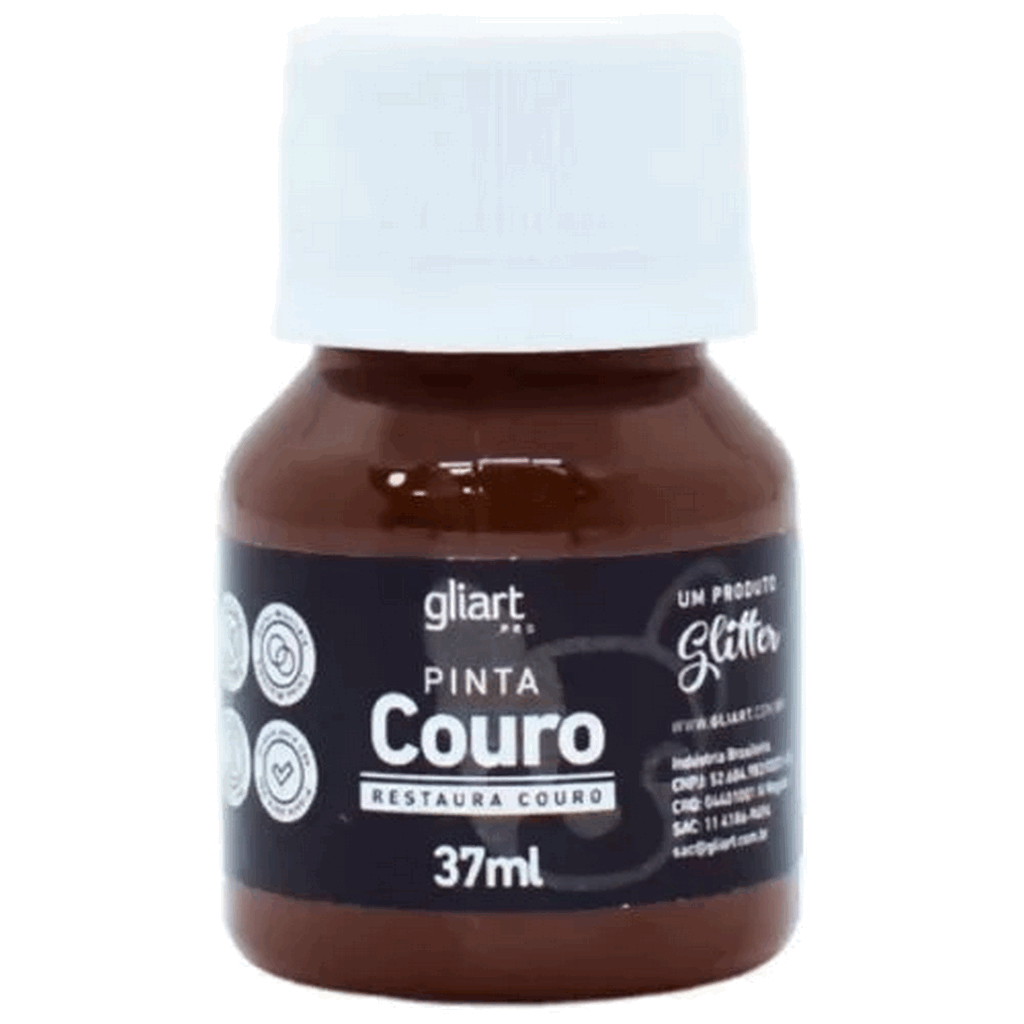 TINTA PINTA COURO ACRILICA 37ML MARROM