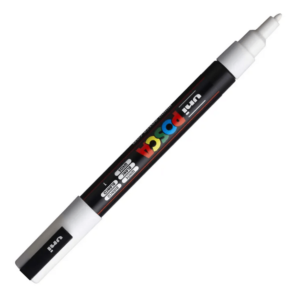 MARCADOR POSCA PIN TYPE PC-1MR BRANCO R.59.1401